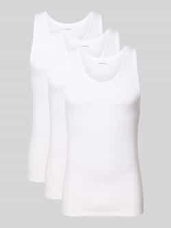 Calvin Klein Underwear Tanktop mit gerippten Abschl&uuml;ssen im 3er-Pack