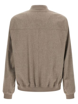 Brunello Cucinelli Cashmere Bomber Jacket - Beige