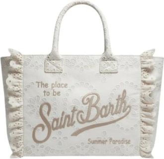 Saint Barth Femme, Sacs, Blanc, Taille: ONE Size Tote Bag