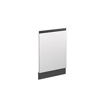 Vicco fa&ccedil;ade R-Line, Blanc/Anthracite, 45 cm J-Shape, sans Plan de Travail