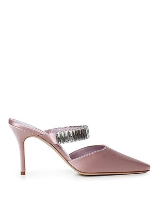 Manolo Blahnik Mules - Satin