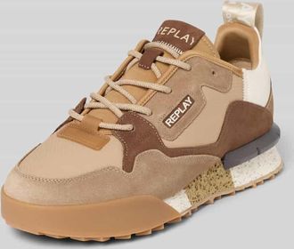 Replay Sneaker aus Leder-Mix Modell Field