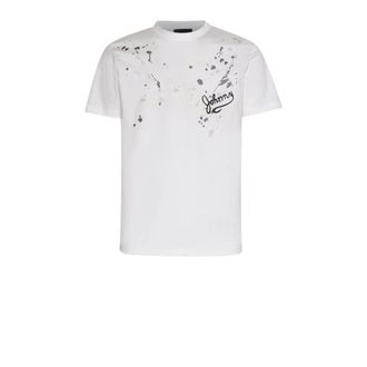John Richmond T-Shirt mit Rundhalsausschnitt - - Tops - Herren - Wei&szlig; - M