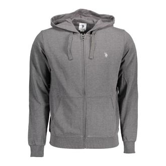 U.S.Polo Association Full Zip Lined Hoodie - - Sweatshirts & Hoodies - Herren - Grau - 2XL