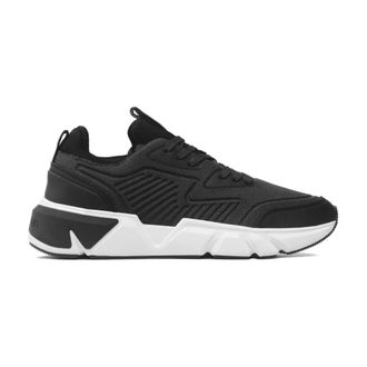 Calvin Klein Pro Runn Schn&uuml;r-Sneakers aus Strick - - Shoes - Herren - Schwarzk - 46 EU