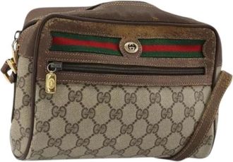 Gucci Pre-owned Vintage GG Canvas Schultertasche - - Pre-owned - Damen - Beige - ONE SIZE