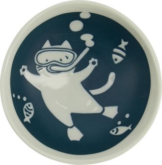 Tokyo Design Studio Neko Maruke Cat Bowl 13x5cm 240ml 54005007 6/96