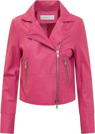 Bully Femme, Vestes, Rose, Taille: 44 FR Veste Perfor&eacute;e &agrave; Clous