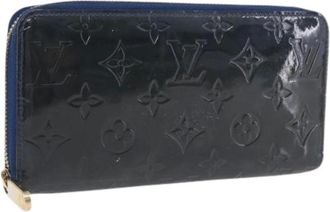Louis Vuitton Pre-owned Vintage Patent Long Wallet - Femme - Pre-owned - Bleu - Taille: ONE Size