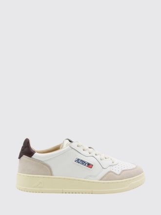 Autry Baskets Medalist Low en cuir, su&egrave;de et nylon avec un design bicolore