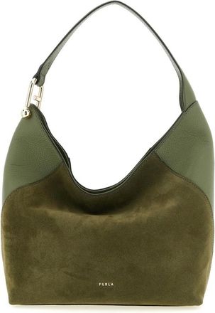 Furla Femme, Sacs, Vert, Taille: ONE Size Lara Medium Shoulder Bag