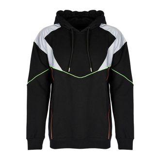 Les Hommes Sweat &agrave; capuche oversize - Homme - Sweatshirts et sweats &agrave; capuche - Noir - Taille: XL