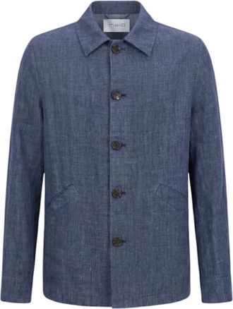 Malo Veste &agrave; fermeture boutonn&eacute;e - Homme - Vestes - Bleu - Taille: L