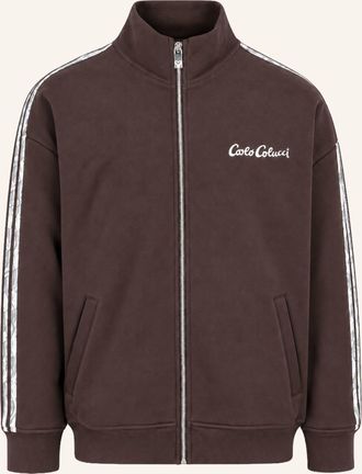 Carlo Colucci Carlo Colucci Sweatjacke - Stripe Club Foscaro braun