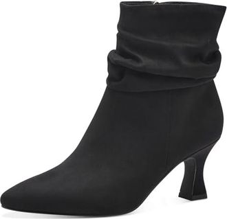 Marco Tozzi Femme 2-25327-41 Bottines à Talons, Noir, 39 EU