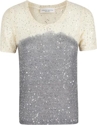 Roberto Collina Femme, Pulls, Multicolore, Taille: 40 FR Pull Avec Sequins