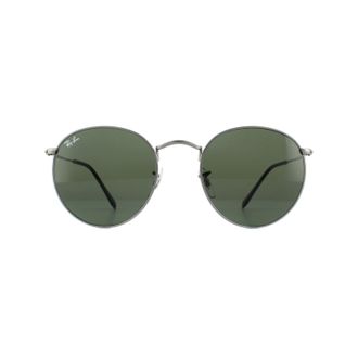Ray-Ban Lunettes de soleil Ray-Ban Round Metal 3447 029 Gunmetal Green