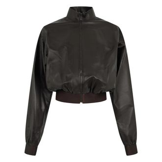 Gucci Nappa Bomber - - Jackets - Damen - Braun - M