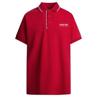 Pepe Jeans London Red Bull Racing X Pepe Jeans Herren RBR Tipped Logo Polo Polo, Red (Mars RED)