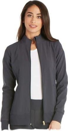 Cherokee Womens iFlex CK303 Zip Front Warm-up Jacket
