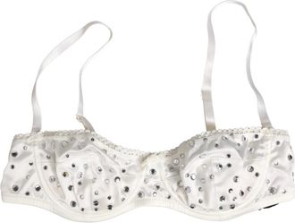 Dolce & Gabbana Femme, Sous-v&ecirc;tements, Blanc, Taille: 38 FR Soutien-gorge balconnet &agrave; armatures semi-rembourr&eacute;