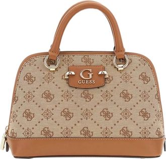 Guess Femme, Sacs, Brun, Taille: ONE Size Sac Beige Dome Satchel