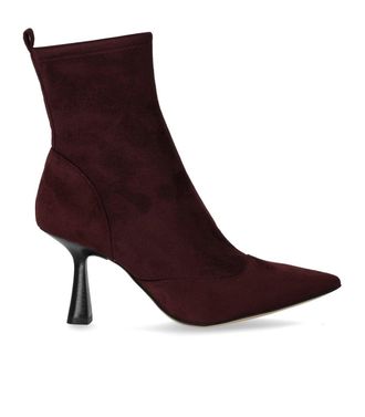 Michael Kors BOTTINE &Agrave; TALON CLARA BORDEAUX MICHAEL KORS