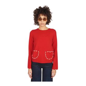 Comme Des Gar&ccedil;ons Damen, Strickwaren, Rot, XSGr&ouml;&szlig;e