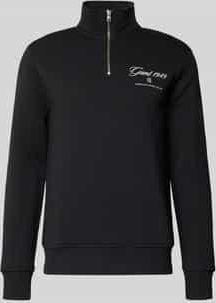 GANT Sweatshirt mit Stehkragen und Rei&szlig;verschluss