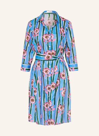 Rossana Diva Rossana Diva Hemdblusenkleid Mit 3/4-Arm blau