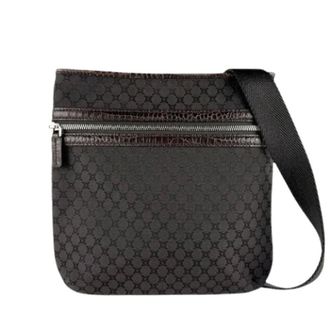 Celine Sac bandouli&egrave;re en toile Pre-owned - Femme - Pre-owned - Brun - Taille: ONE Size