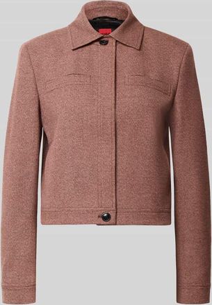 HUGO BOSS Regular Fit Kurzblazer mit Viskose-Anteil Modell Alitte
