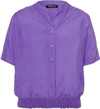 Frank Walder Klassische Bluse mit Smokbund und &uuml;berschnittener Schulter