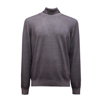 Lardini Woll-Rollkragenpullover - - Knitwear - Herren - Grau - 2XL