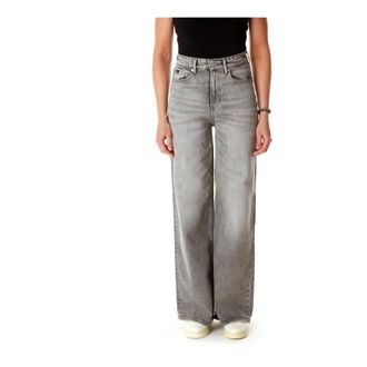 Denham Wide Fit High Waist Flare Jeans - - Jeans - Damen - Grau - W25 L30