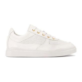 Kazar Femme, Chaussures, Blanc, Taille: 39 EU Baskets blanches en cuir perfor&eacute;
