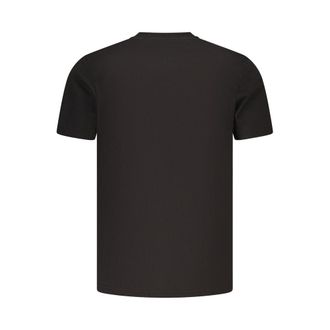 Tommy Hilfiger Logo-Embroidered Cotton T-Shirt - Black