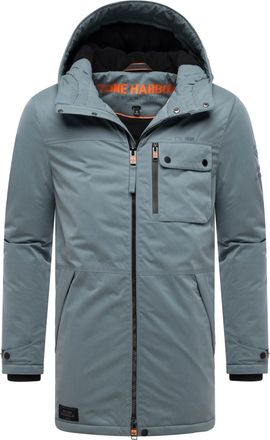 Stone Harbor Herren Winterparka Fintaan mit Fleecefutter & 2-Wege-Rei&szlig;verschluss