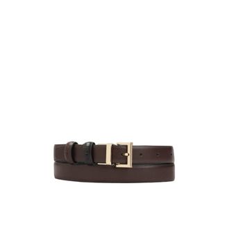 Kazar Dayne Schmaler- doppelseitiger Lederg&uuml;rtel - - Accessories - Damen - Schwarzk - 90 CM