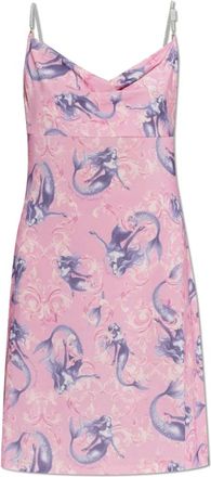 Versace Jeans Couture Femme, Robes, Rose, Taille: 40 FR Robe &agrave; Bretelles Perl&eacute;es