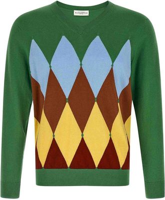 Ballantyne Pull Col Rond - Vert