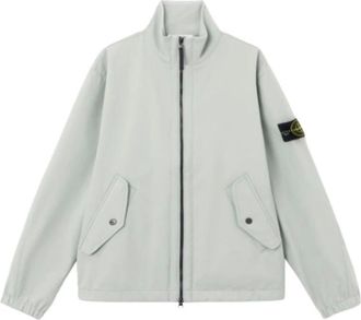 Stone Island Homme, Vestes, Vert, Taille: S Veste &agrave; Col Montant