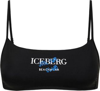 Iceberg Femme, Maillots de bain, Noir, Taille: 42 FR Essential Bikini Top