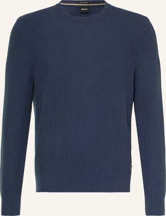 HUGO BOSS Pullover Fiocchetto blau