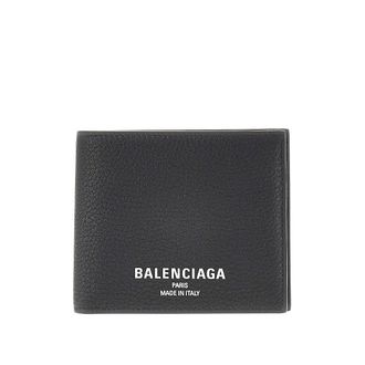 Balenciaga Grained leather bi-fold wallet Man One Size