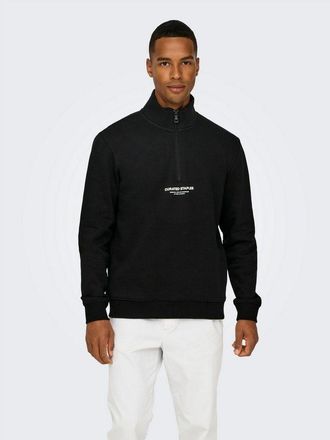 Only & Sons Sweatshirt ONSCURATED REG HALF ZIP SWEAT