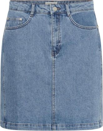 Soaked In Luxury Femme, Jupes, Bleu, Taille: 40 FR Maisa Denim Skirt