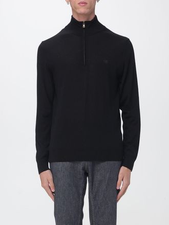 Etro Rollkragenpullover von aus Wolle und Seide mit Halbrei&szlig;verschluss und gesticktem Pegaso-Logo