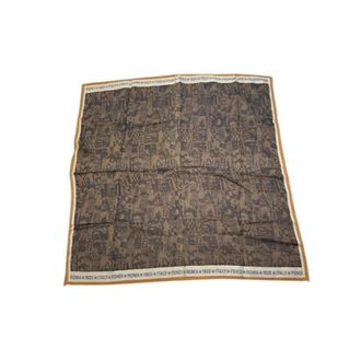 Fendi Pre-owned Vintage Scarf - Femme - Pre-owned - Brun - Taille: ONE Size