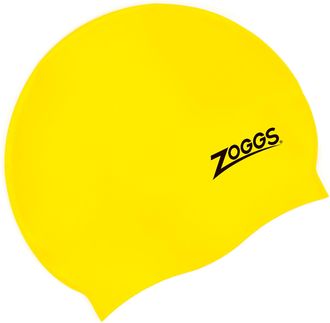 Zoggs Badekappe Silicone Cap, Yellow, onesize, 300776